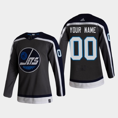 Winnipeg Jets Trikot Custom 2020-21 Reverse Retro Authentic - Herren